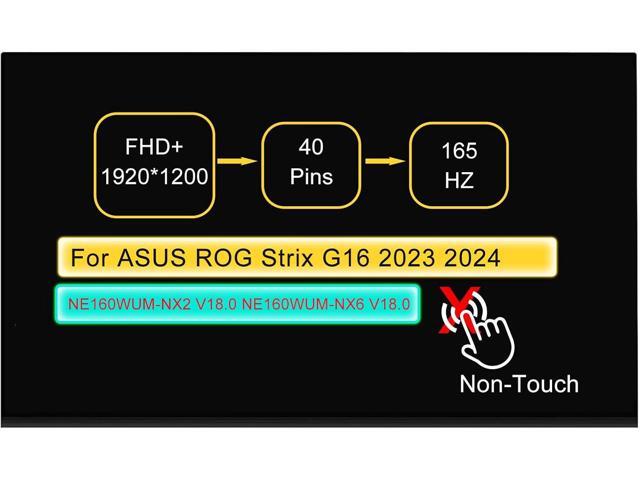 Click here for NUOLAISUN 16.0 Screen Replacement for ASUS ROG Str... prices