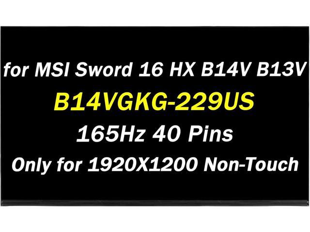 Click here for Replacement for MSI Sword 16 HX B14V B13V B14VGKG-... prices