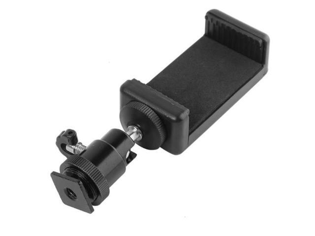 Click here for Universal Hot Shoe Phone Holder Pan Tilt 1/4 Screw... prices