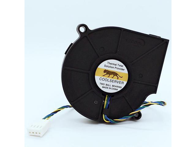 Click here for 75mm cpu blower For COOLSERVER DC 12V 0.80A 4-Wire... prices
