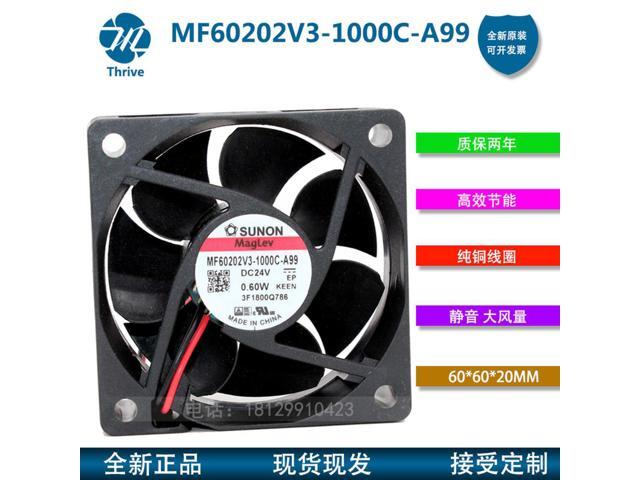 Click here for MF60202V3-1000C-A99 For Sunon Fan 6020 24V 6cm Fan... prices