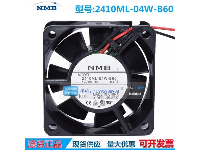 Click here for NMB 2410ML-04W-B60 6025 12V 0.40A 6cm double ball... prices