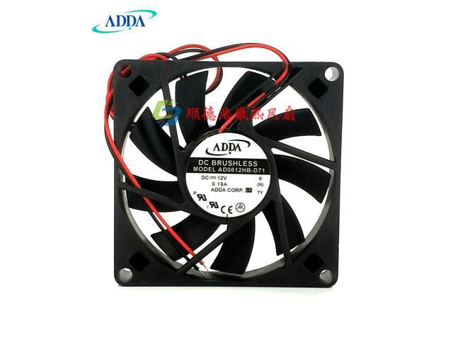 Click here for ADDA AD0812HB-D71 80*80*15 12V 0.19A 2 wire coolin... prices