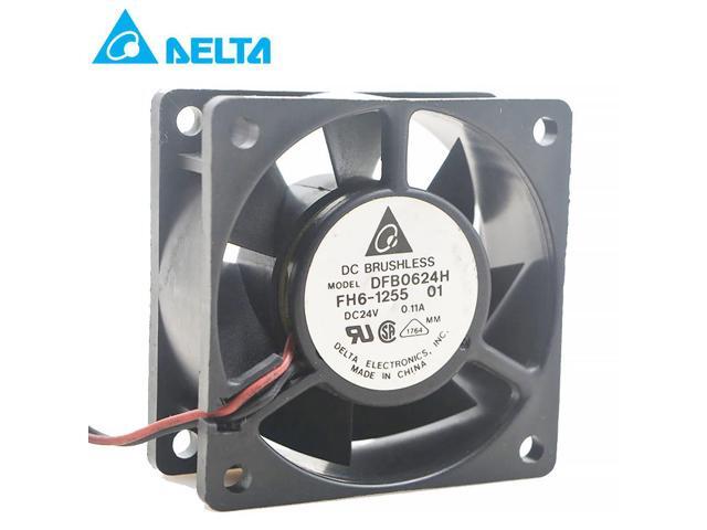 Click here for For delta DFB0624H 24V 0.11A 6CM 6025 60X60X25MM 2... prices
