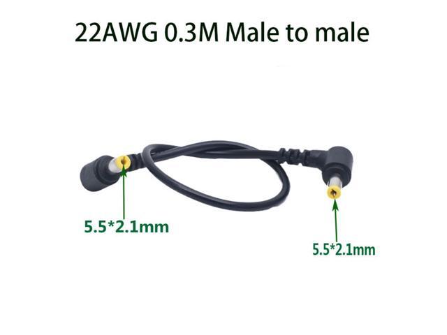 Click here for 90 Degree Double Elbow DC Power 5.5 x 2.1mm Male t... prices