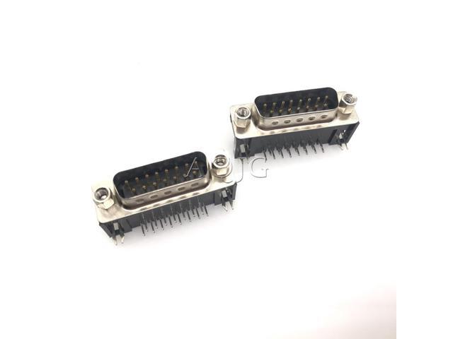 Click here for 10pcs DR15 DB15 D-SUB Angle Angled 15 Pin Female M... prices
