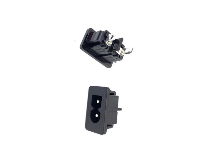 Click here for 10Pcs Black Male Plug IEC320 C8 Power Socket Conne... prices