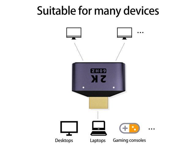 Click here for 1 To 2 Adapter Converter 8Gbps UHD 2K 60Hz Splitte... prices