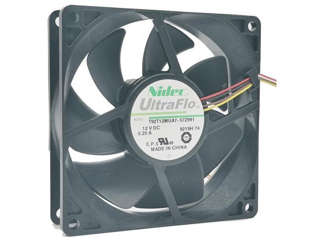 Click here for for Nidec T92T12MUA7-57Z991 9.2CM DC 12V 0.25A 92*... prices