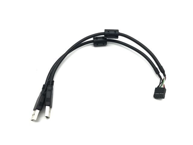 Click here for 30CM 2xUSB 2.0 A Male Magnetic Ring to 10Pin Socke... prices