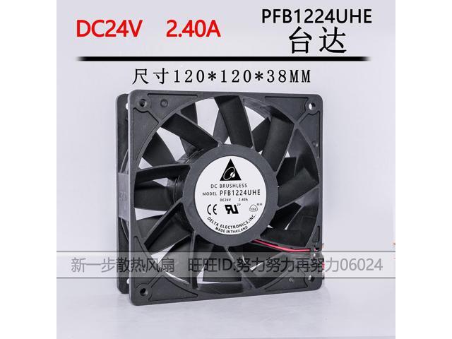 Click here for for delta PFB1224UHE 12CM 12038 24V 2.40A two-wire... prices