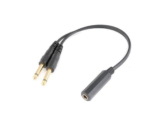 Click here for 1pc 6.35mm 1/4 inch Stereo TRS Female to 2 Dual 6.... prices
