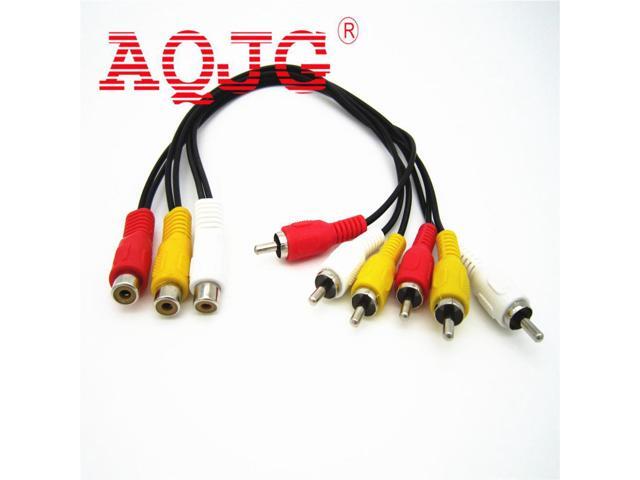 Click here for 3 RCA Female Jack to 6 RCA Male Plug Splitter Audi... prices