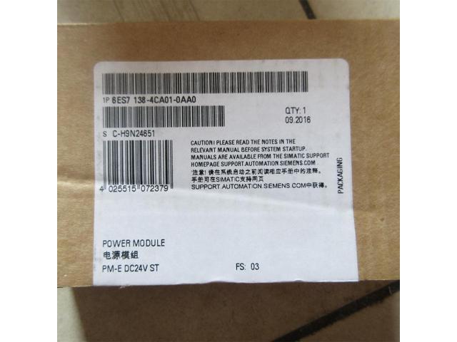 Click here for For Siemens 6ES7138-4CA01-0AA0 Module in Box prices