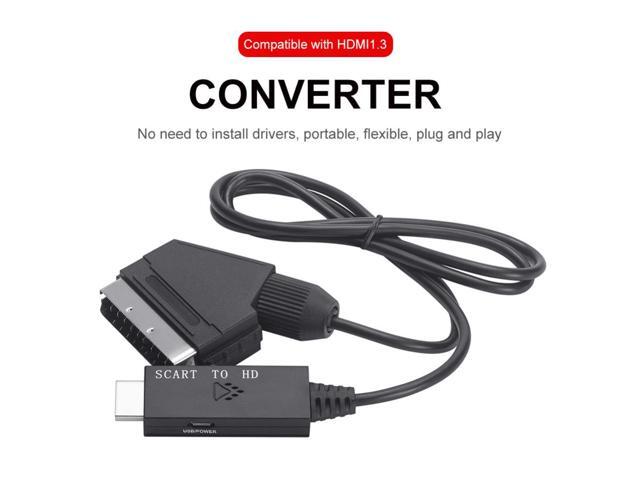 Click here for 1m Video Audio Converter Adapter Scart To HDMI-com... prices