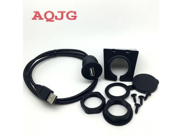 Click here for Black Useful USB M/F In Car Dash Mounting Panel In... prices
