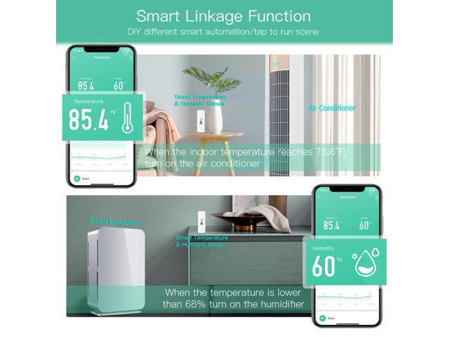 Click here for WiFi Humidity Sensor Powered Tuya APP Indoor Therm... prices