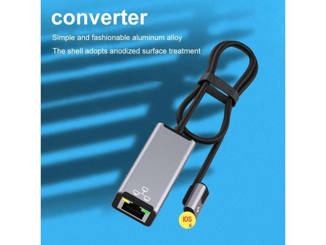 Click here for Ethernet Adapter 8-pin to RJ45 PD20W Charging Exte... prices