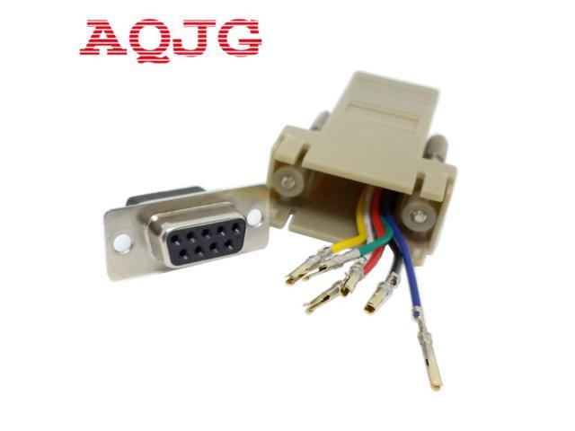 Click here for 10pcs DB9 Female to RJ45 Female DB9 to RJ45 Adapte... prices