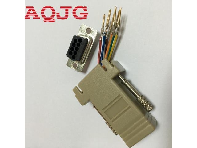 Click here for 10PCS DB9 Male to RJ45 Male M/M RS232 Modular Adap... prices