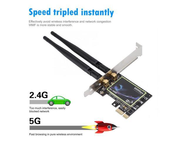 Click here for SU-N600 Dual Band 600Mbps PCI-E Network Card 2.4G/... prices