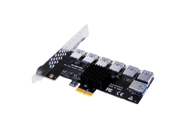 Click here for PCIE 1 To 7 Riser PCIE Port Multiplier USB3.0 Rise... prices