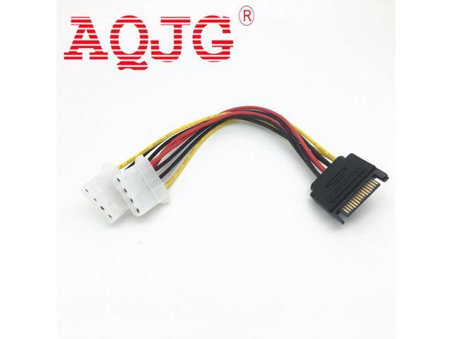 Click here for 10pcs dual 2 port IDE 4Pin Female to SATA 15p Male... prices