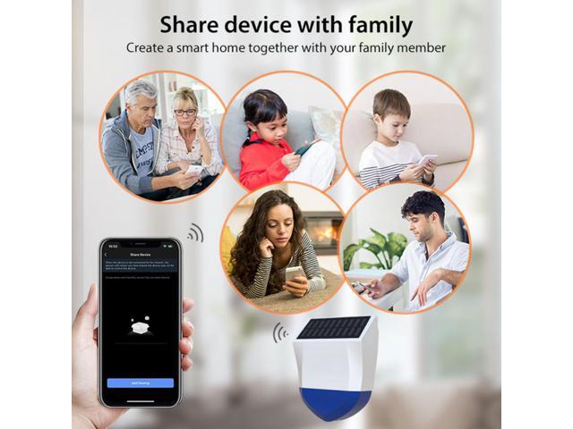 Click here for Smart Outdoor WiFi Solar Alarm Siren IPX5 Waterpro... prices