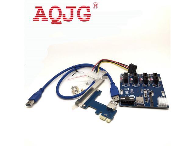 Click here for 1Pc PCIe 1 to 4 PCI Express 1X slots Riser Card Mi... prices
