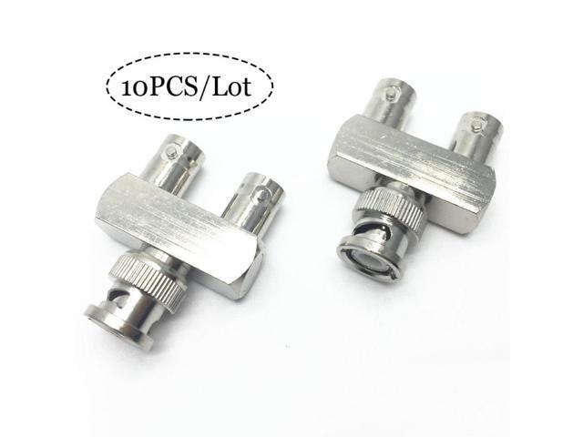 Click here for 10x BNC T Adapter Splitter Connector Coupler 1 Mal... prices