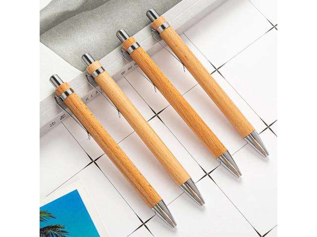 Click here for 1Pc Bamboo Wood Ballpoint Pen 1.0mm Bullet Tip Blu... prices