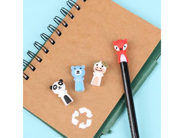 Click here for 4PCS /Set Fox Panda Cartoon Stationery Pen Cap Sof... prices