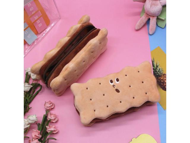Click here for Ins Hot Sale Sandwich Cookie Pencil Case Plush Pen... prices