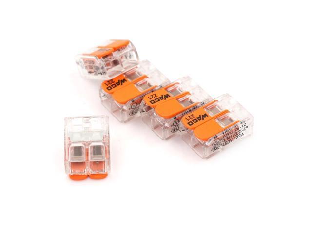 Click here for 5 Pcs Hot Sale Wago 221-412 LEVER-NUTS 2 Conductor... prices