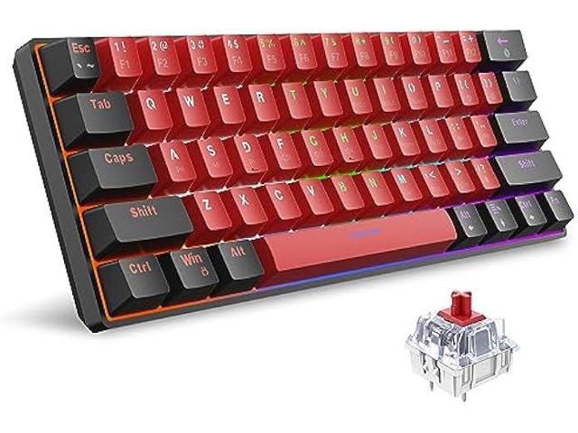 Click here for Snpurdiri 60 Wired Mechanical Keyboard  Mini Gamin... prices