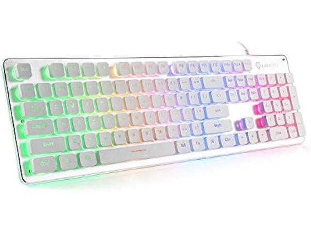 Click here for LANGTU Membrane Gaming Keyboard  Rainbow LED Backl... prices