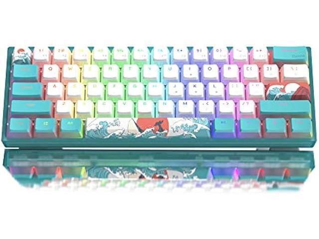 Click here for Womier 60 Percent Keyboard  WK61 Mechanical RGB Wi... prices