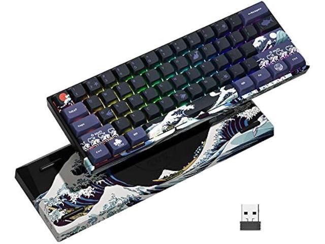 Click here for HITIME XVX 60 Gaming Keyboard  Rechargeable RGB Wi... prices