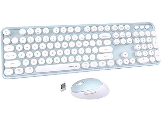 Click here for UBOTIE Colorful Computer Wireless Keyboard Mouse C... prices