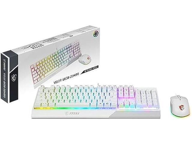 Click here for MSI Vigor GK30 Combo White  6-Zone RGB GK30 Gaming... prices