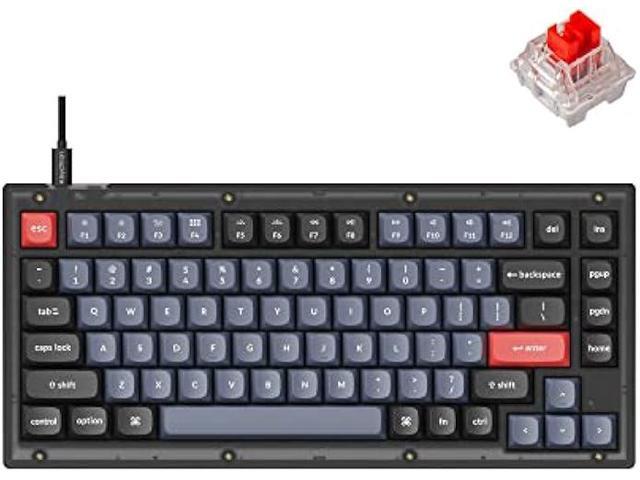 Click here for Keychron V1 Wired Custom Mechanical Keyboard  75 L... prices