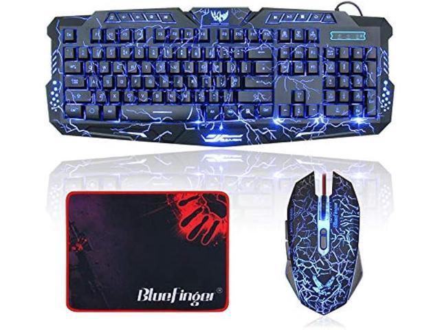 Click here for BlueFinger Gaming Keyboard and Mouse USB Wired Bac... prices