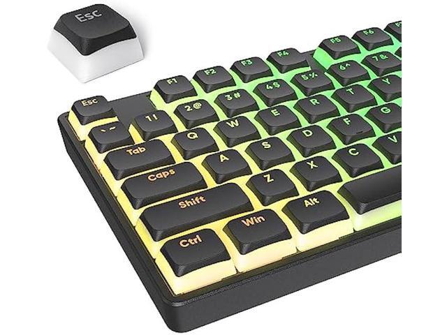 Click here for SURMEN Pudding Keycaps Double Shot PBT Keycaps XDA... prices