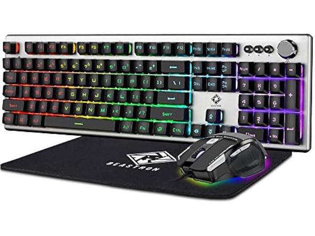 Click here for Beastron RGB Backlit Gaming Keyboard with Mouse Co... prices