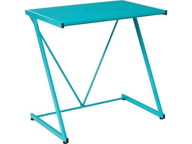 Click here for Urban Shop Z-Shaped Student Desk  Aqua prices