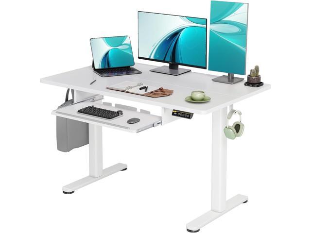 Click here for Claiks Standing Desk with Keyboard Tray  Electric... prices