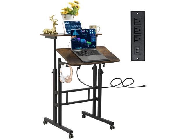 Click here for Hadulcet Mobile Standing Desk with Charging Statio... prices