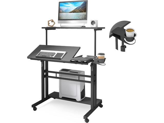 Click here for Panta Mobile Standing Desk  Adjustable Rolling Com... prices