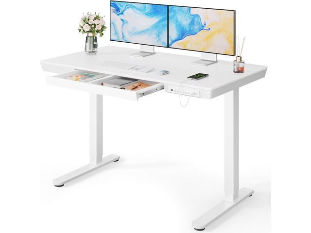 Click here for Marsail Standing Desk with Drawer  48 x 24 inch Wh... prices