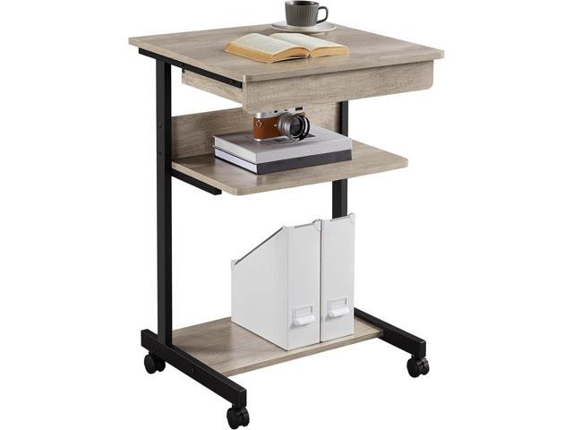 Click here for Yaheetech Rolling Computer Desk with Drawer & Keyb... prices